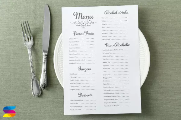 Menù Volantino | Spedizione Gratuita | Stampa Dal Web